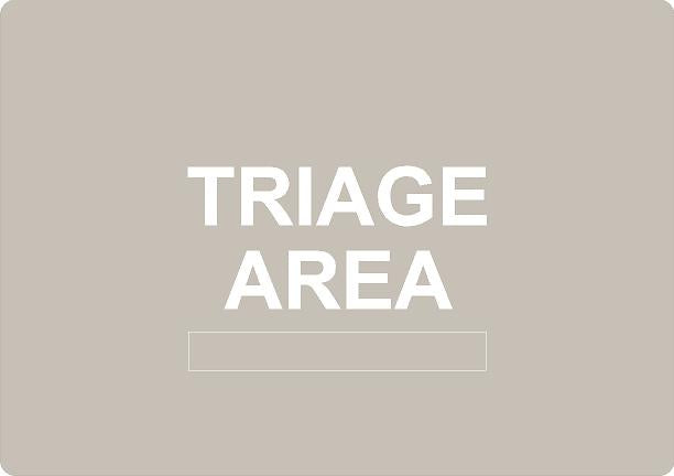 ADA - Triage Area - 6" x 8.5" – Sign Solutions of Tampa Bay
